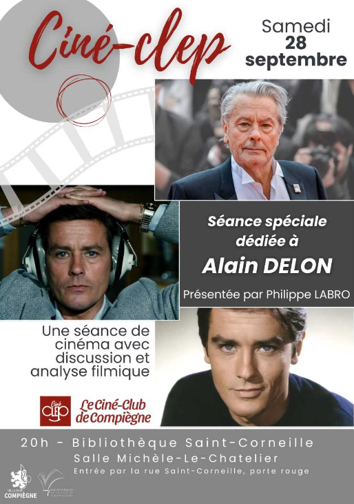 CINE-CLEP - séance spéciale dédiée à Alain Delon, présentée par ...